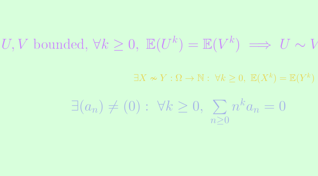 Determinacy Of Random Variables Math Counterexamples